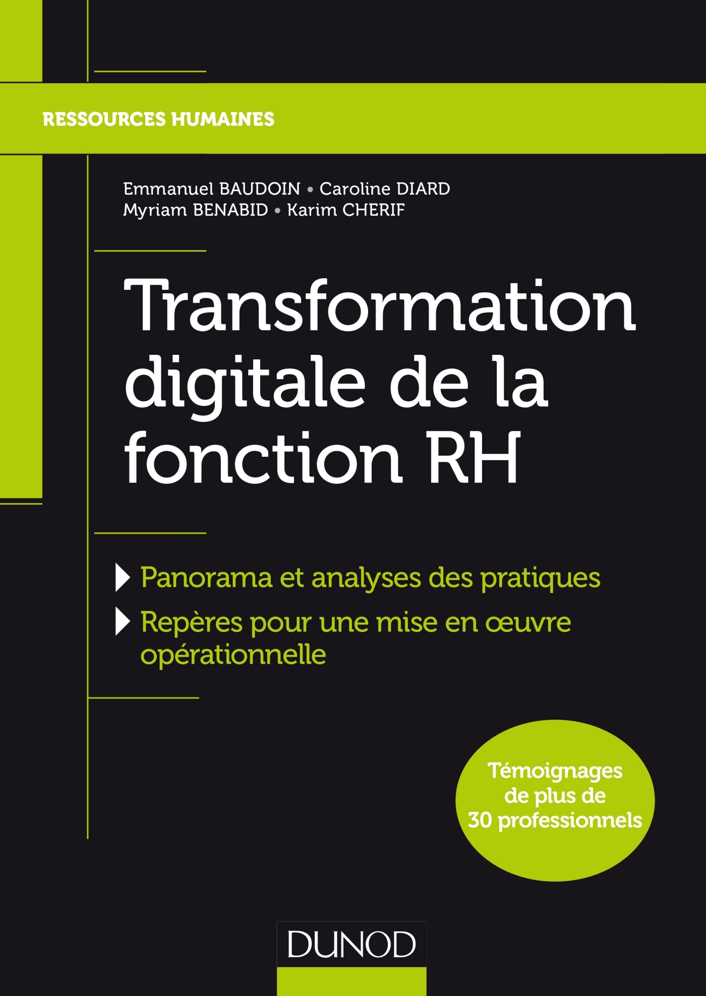 Transformation digitale de la fonction RH - Livre et ebook Ressources ...