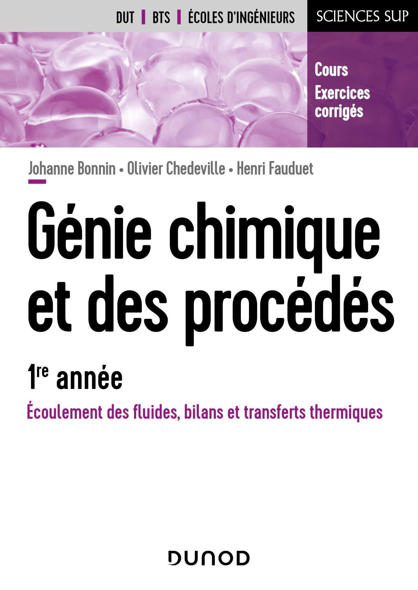 Génie chimique et des procédés - 1re année - Écoulement des fluides ...