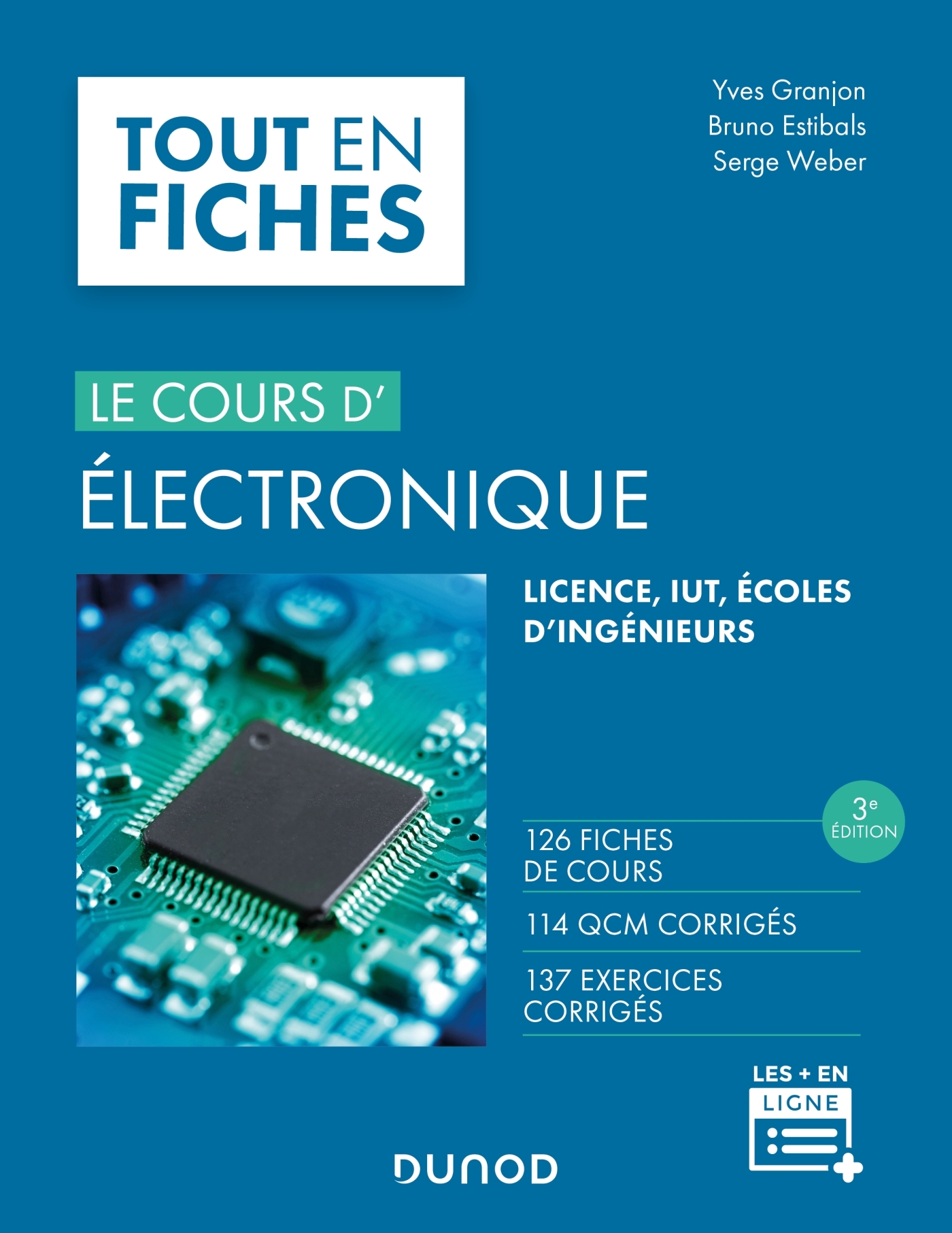 Le cours d'électronique - Livre et ebook Physique de Yves Granjon - Dunod
