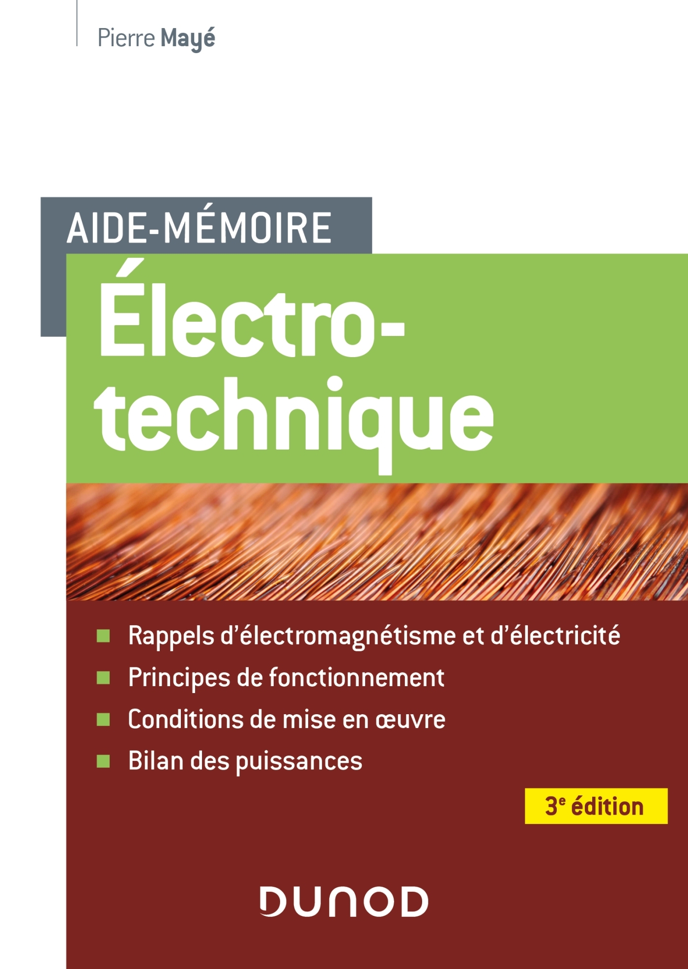 Aide-mémoire Electrotechnique - Livre et ebook Électrotechnique de ...