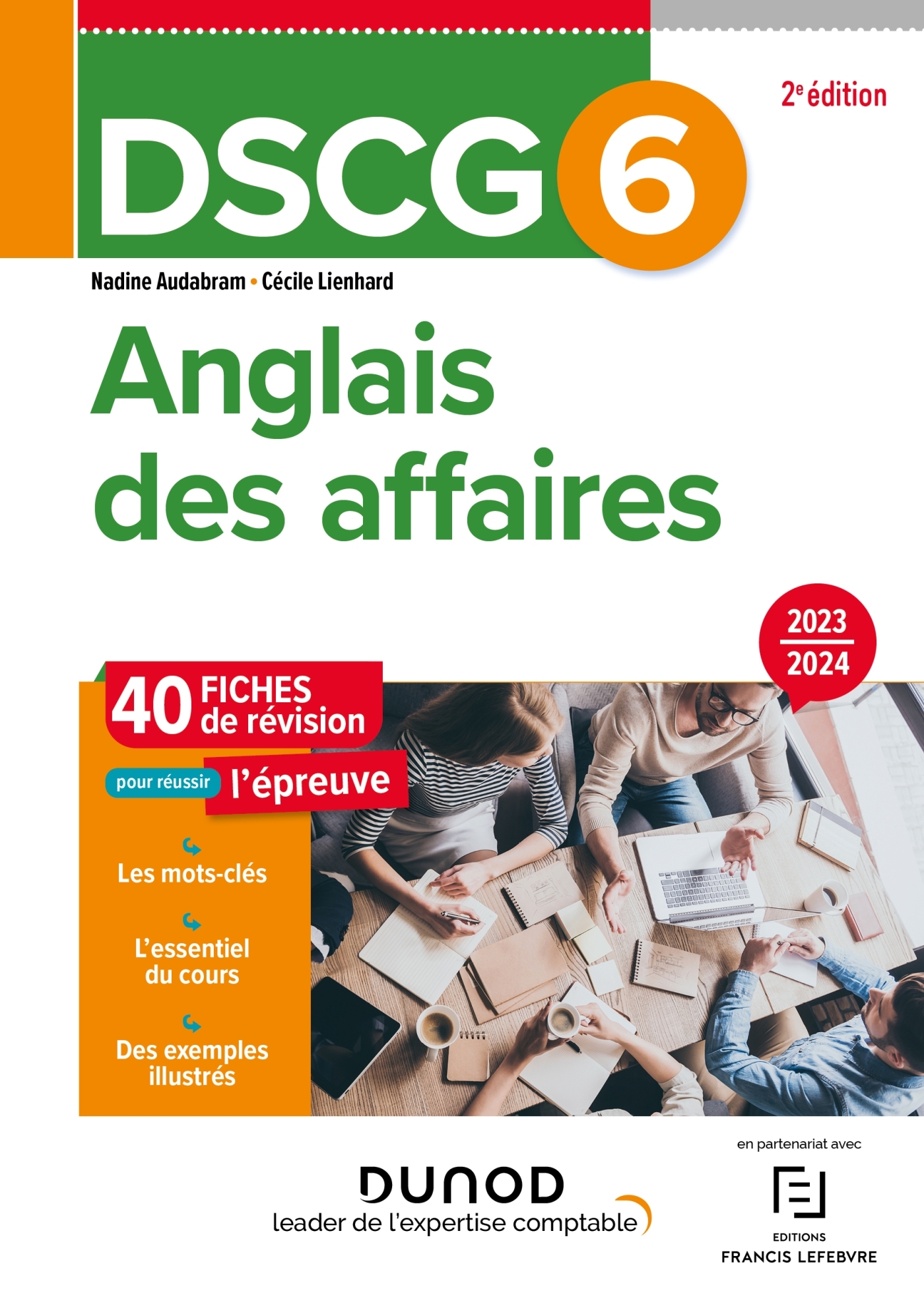 DSCG 6 - Anglais des affaires - Fiches 2023-2024 - Livre et ebook DSCG de Nadine Audabram - Dunod
