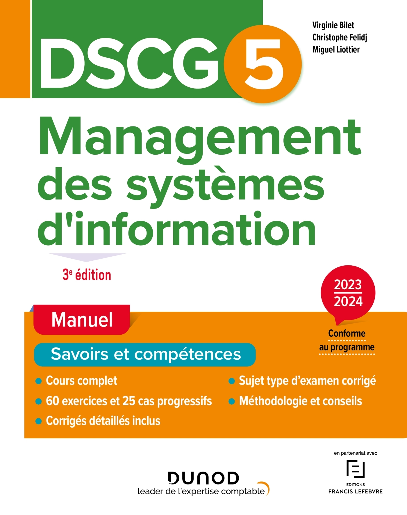 DSCG 5 - Management des systèmes d'information - Manuel - Livre et ...