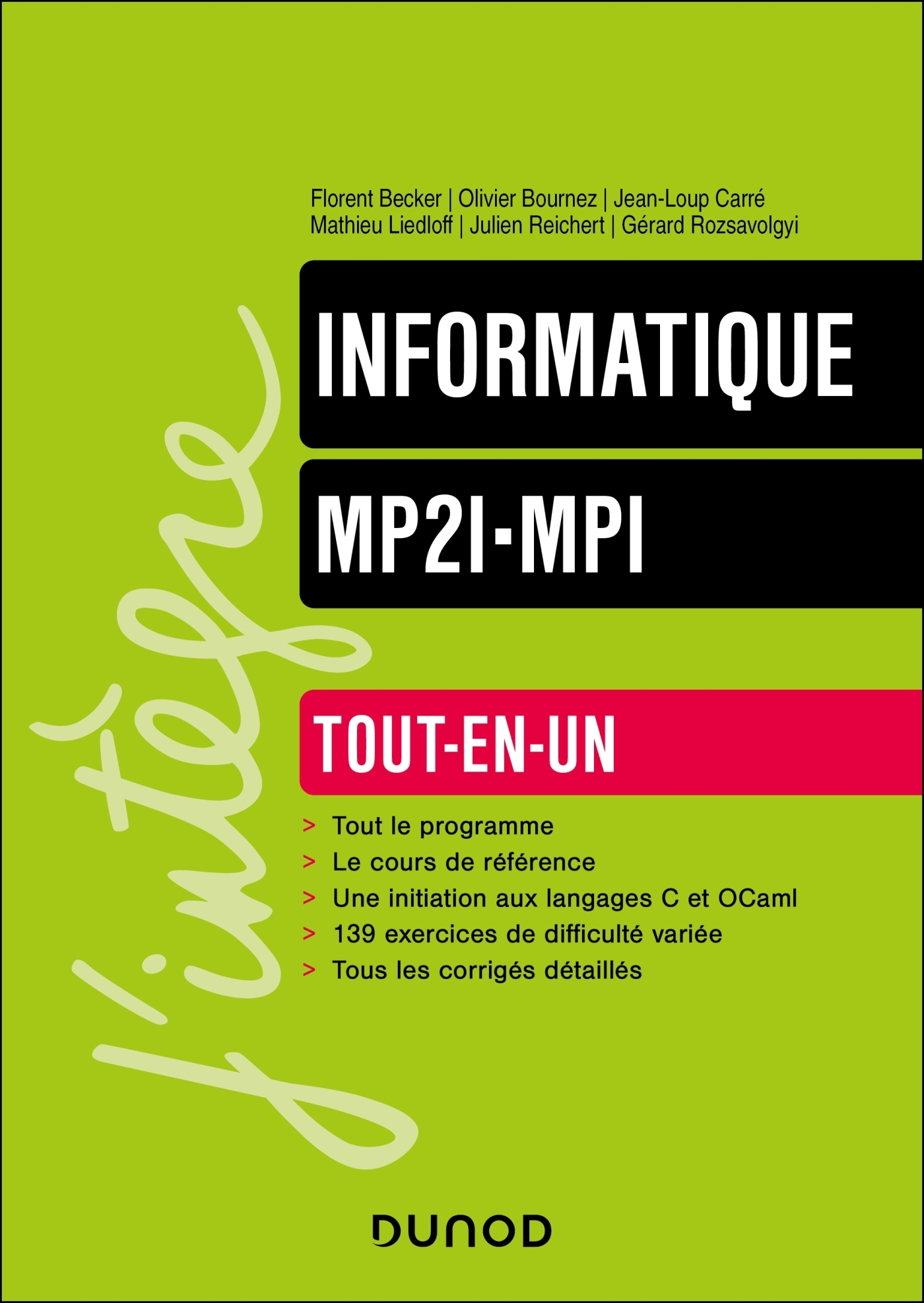 Informatique tout-en-un MP2I-MPI - Livre et ebook Maths et Informatique ...