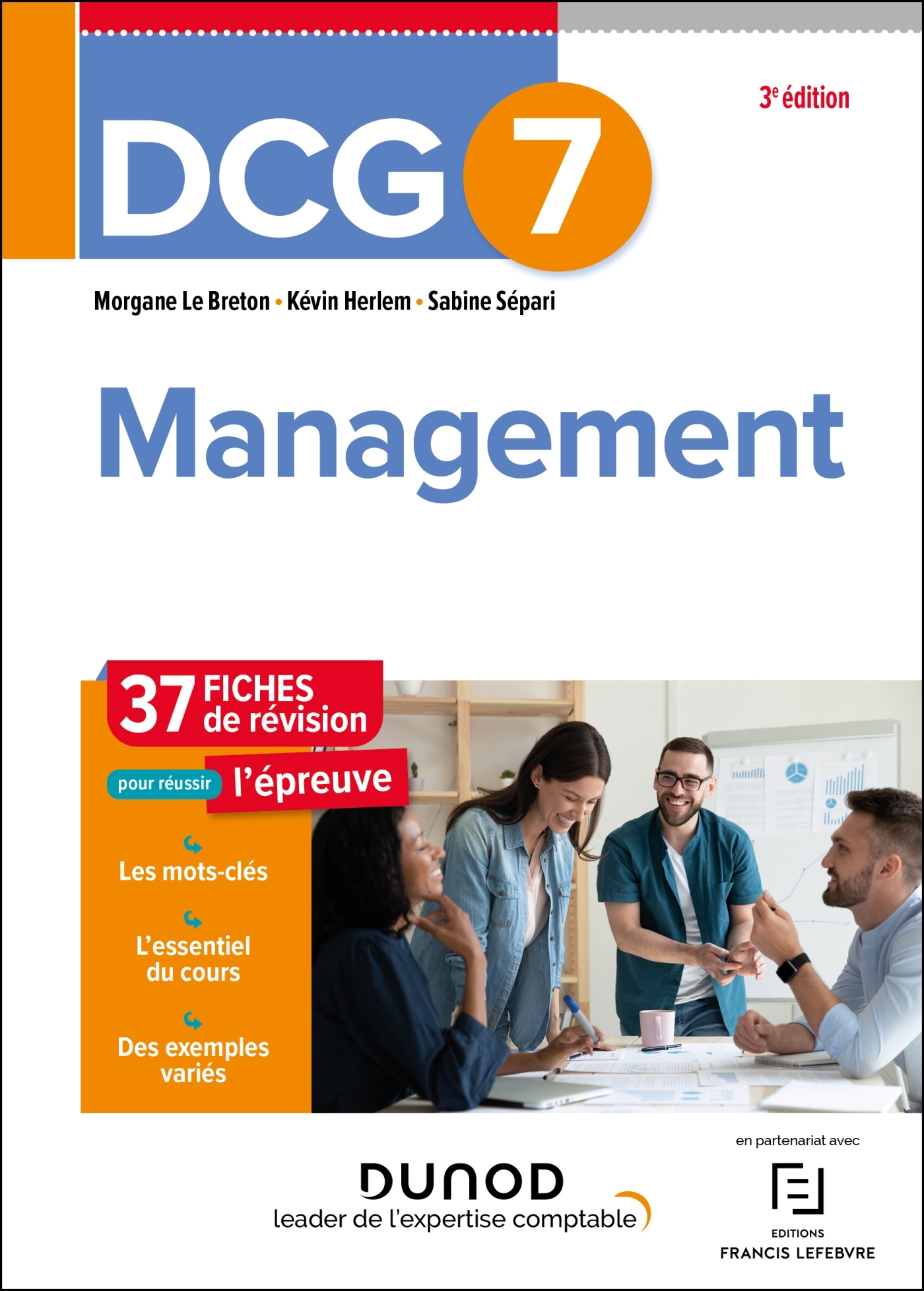 DCG 7 Management - Fiches de révision - Livre et ebook DCG de Morgane Le Breton - Dunod