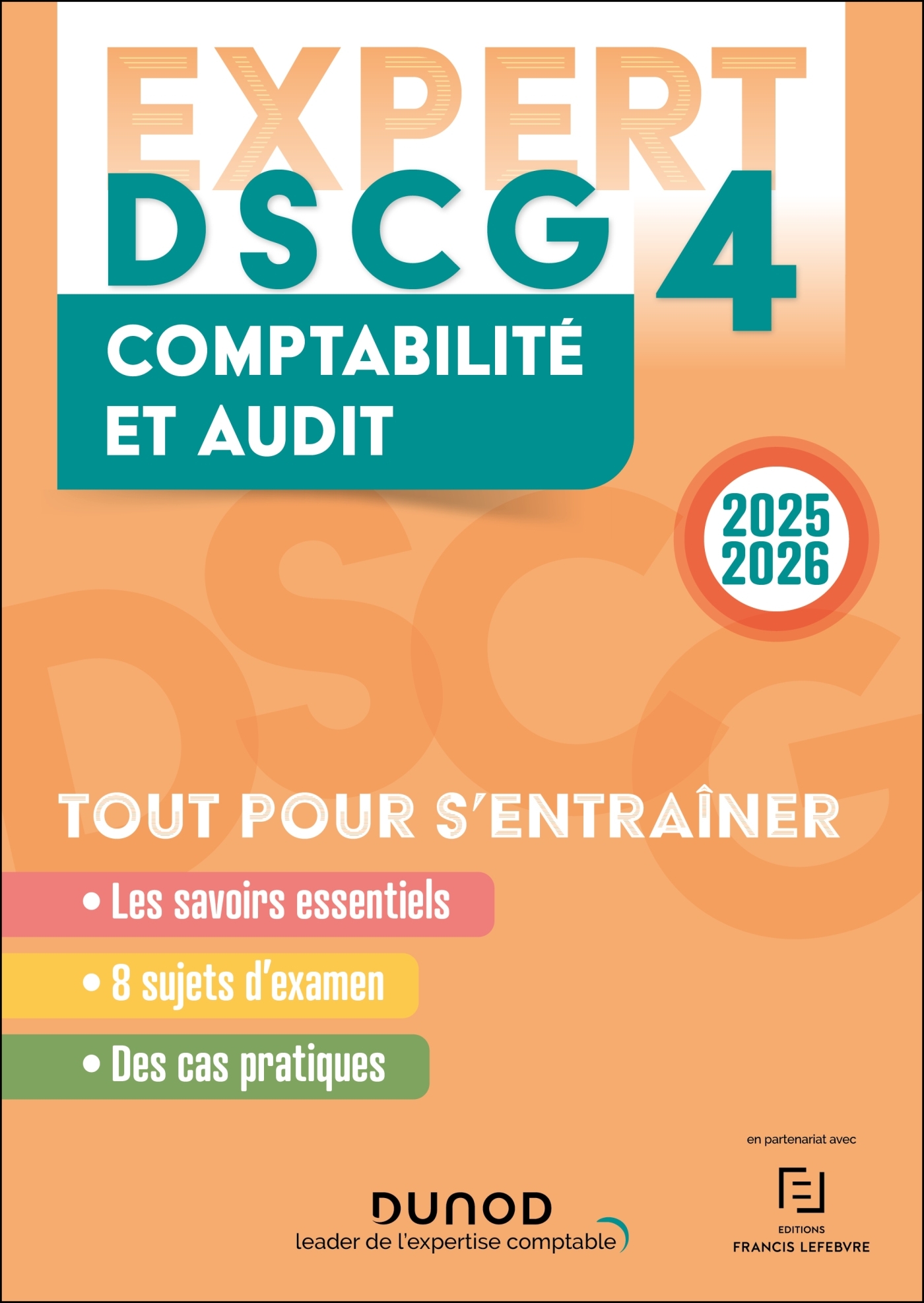 DSCG 4 - EXPERT - Comptabilité et audit 2025-2026 - Livre et ebook DSCG ...