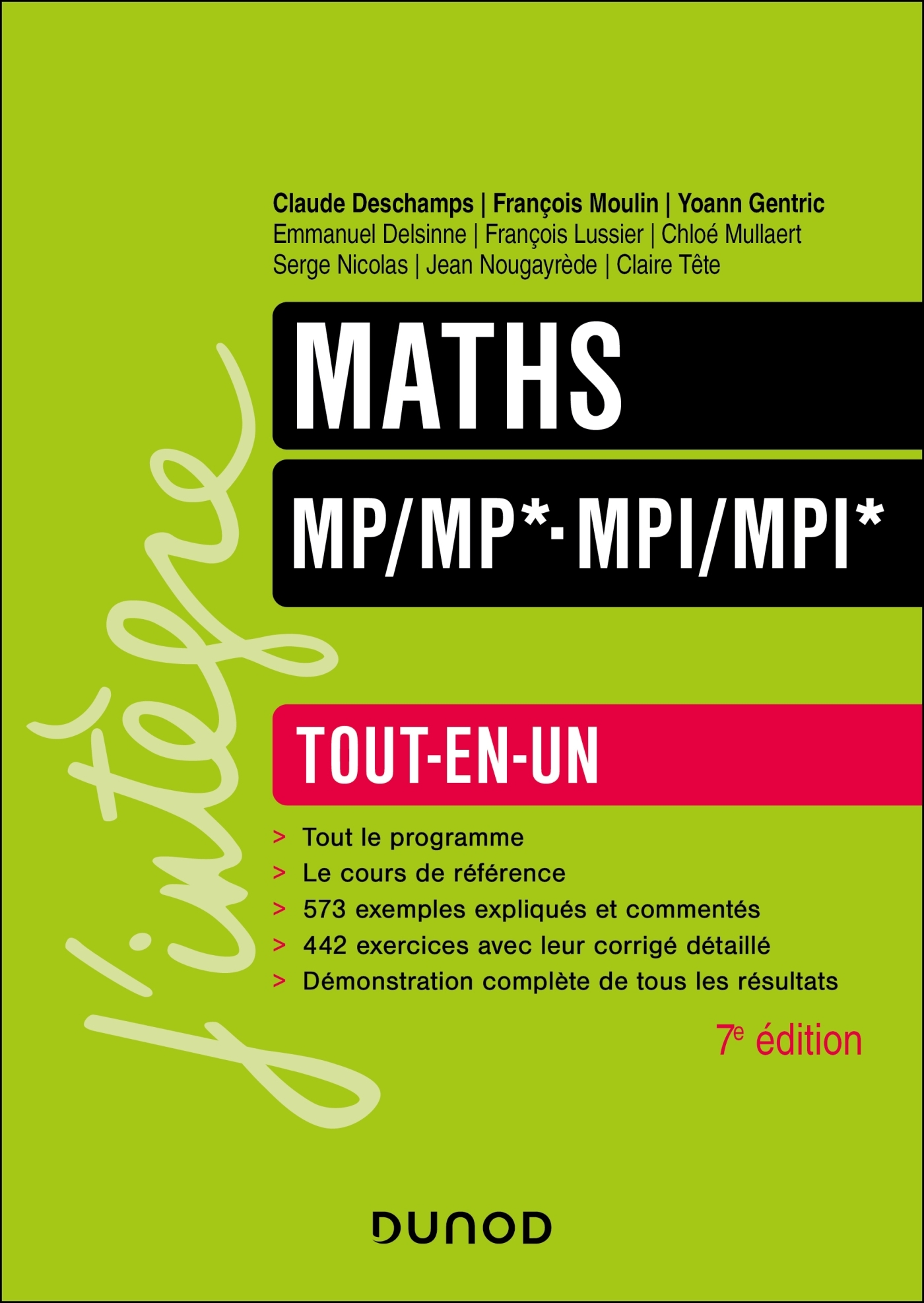 Maths Tout-en-un MP/MP*-MPI/MPI* - Livre et ebook Maths et Informatique ...
