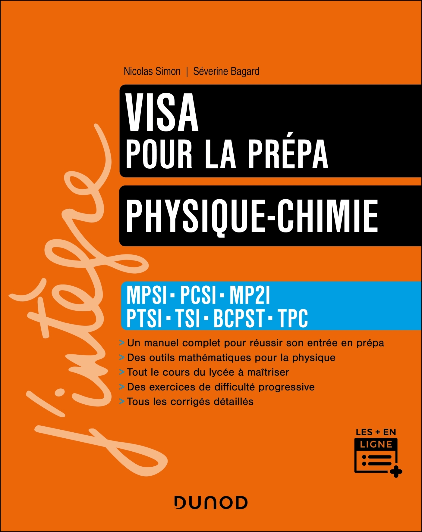 Physique-Chimie, Visa pour la prépa - MPSI-PCSI-MP2I-PTSI-TSI-BCPST ...