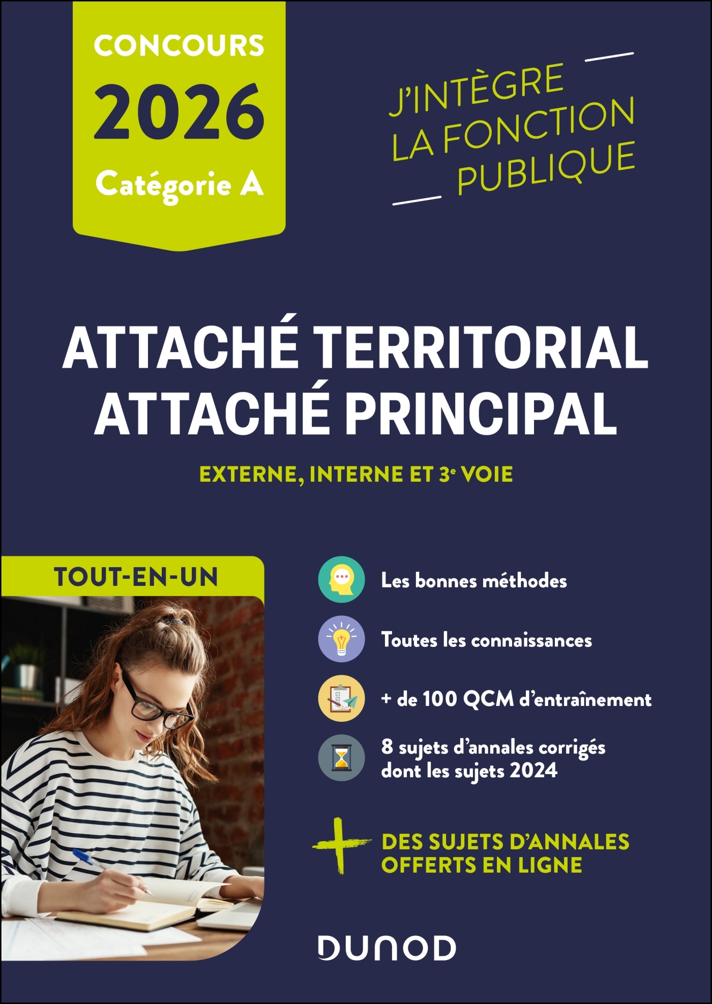 Concours Attaché territorial, Attaché principal - Tout-en-un - 2026 - Externe, interne et 3e ...